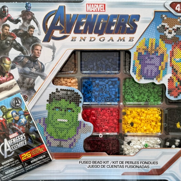 Marvel | Toys | Marvel Avengers Fuse Beads 453pc 0 Patterns New Bonus ...